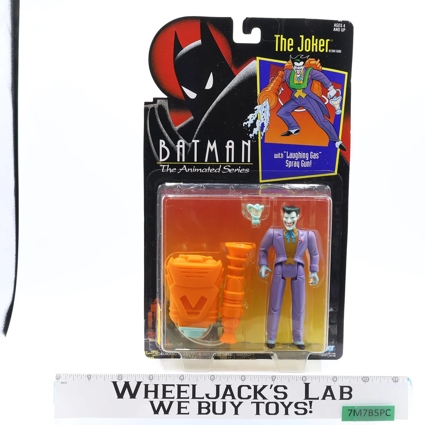 Joker Laughing Gas Batman The Animated Series Kenner 1992 Action Figure ...