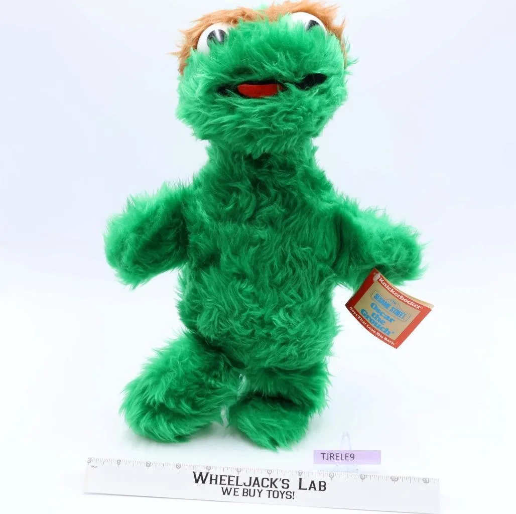 Oscar the Grouch Sesame Street 1979 Knickerbocker 10" Plush NEW W/TAGS ...