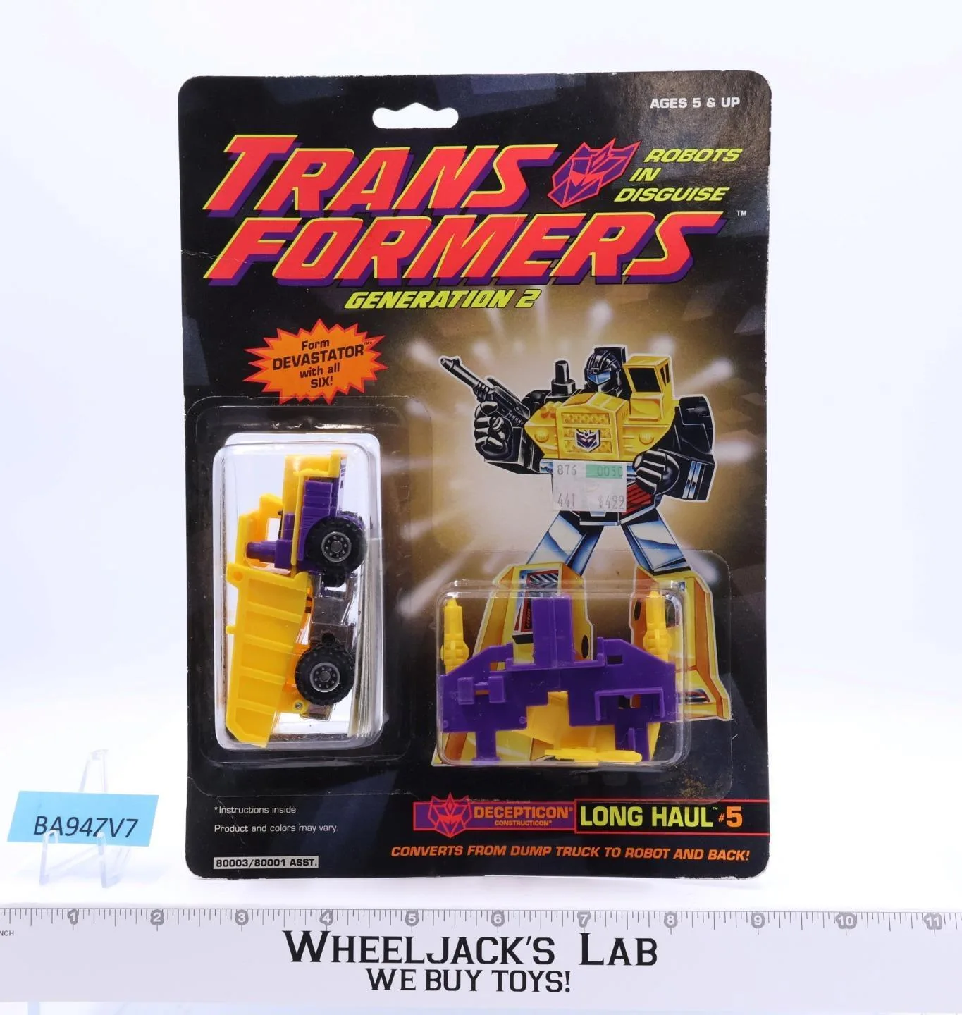 Long Haul Constructicon G2 Transformers 1992 Hasbro Action Figure MOSC ...