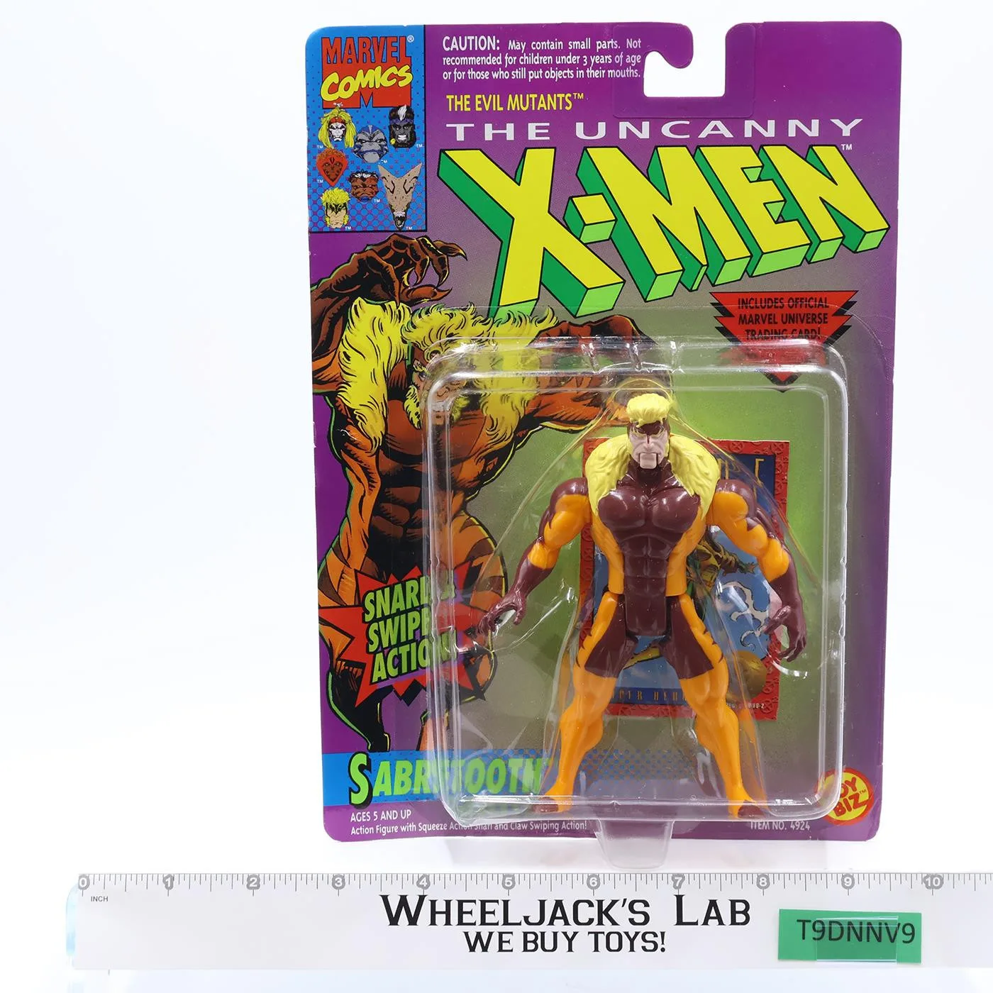 Sabretooth Snarl Swipe The Uncanny X-Men 1993 Toy Biz Action Figure ...