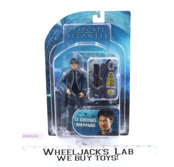 Lt. Colonel Sheppard Stargate Atlantis Series 1 MOSC Diamond Select Toys Figure - Wheeljack's Lab