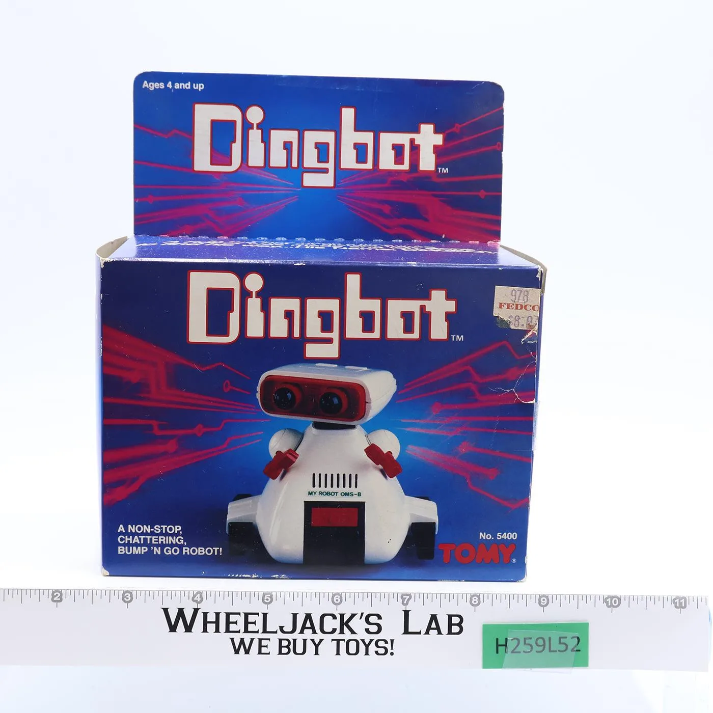 Dingbot Robot W/ORIGINAL BOX Tomy 1984 Vintage Action Figure ...