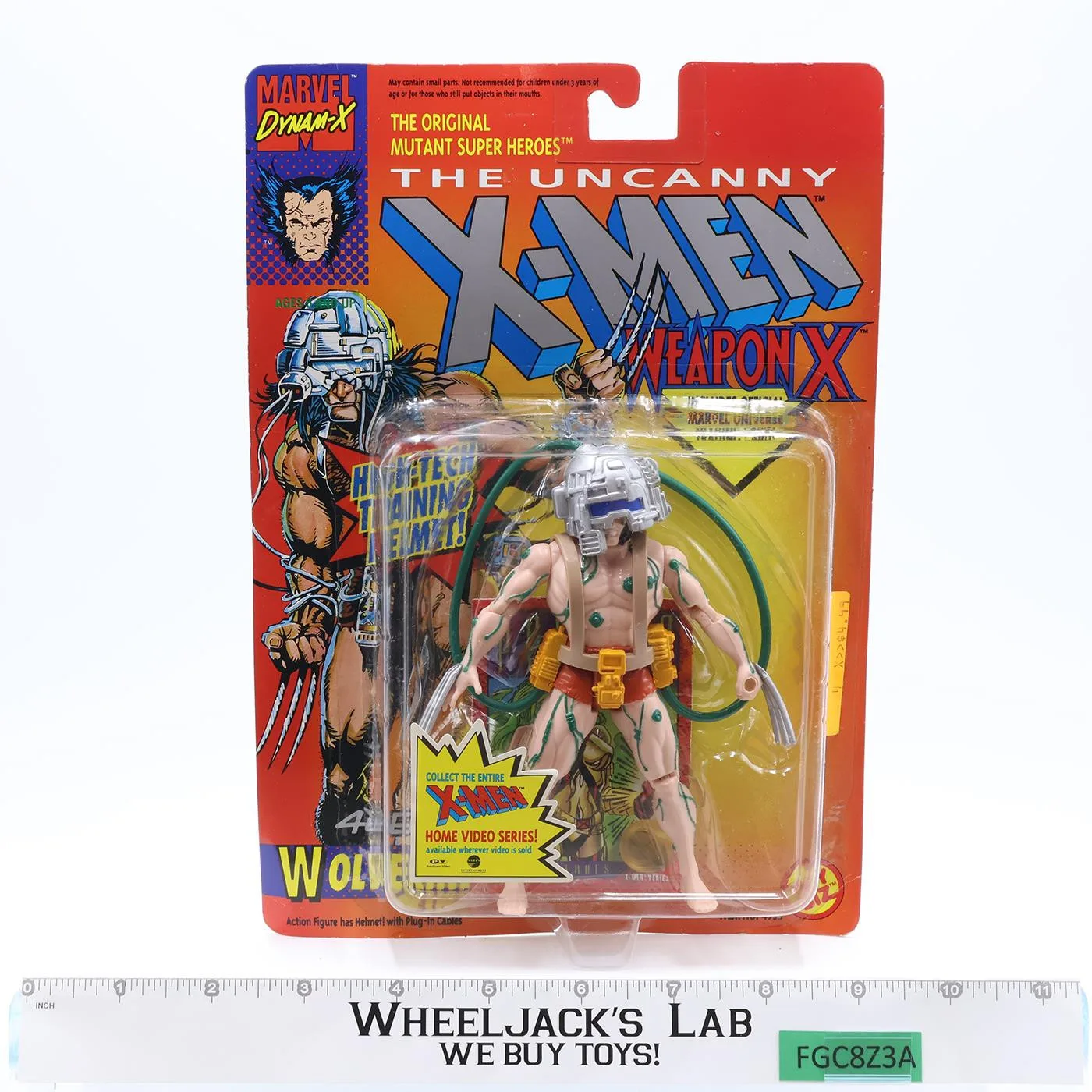 Wolverine Weapon X 4th Edition The Uncanny X-Men Marvel 1992 Toy Biz ...