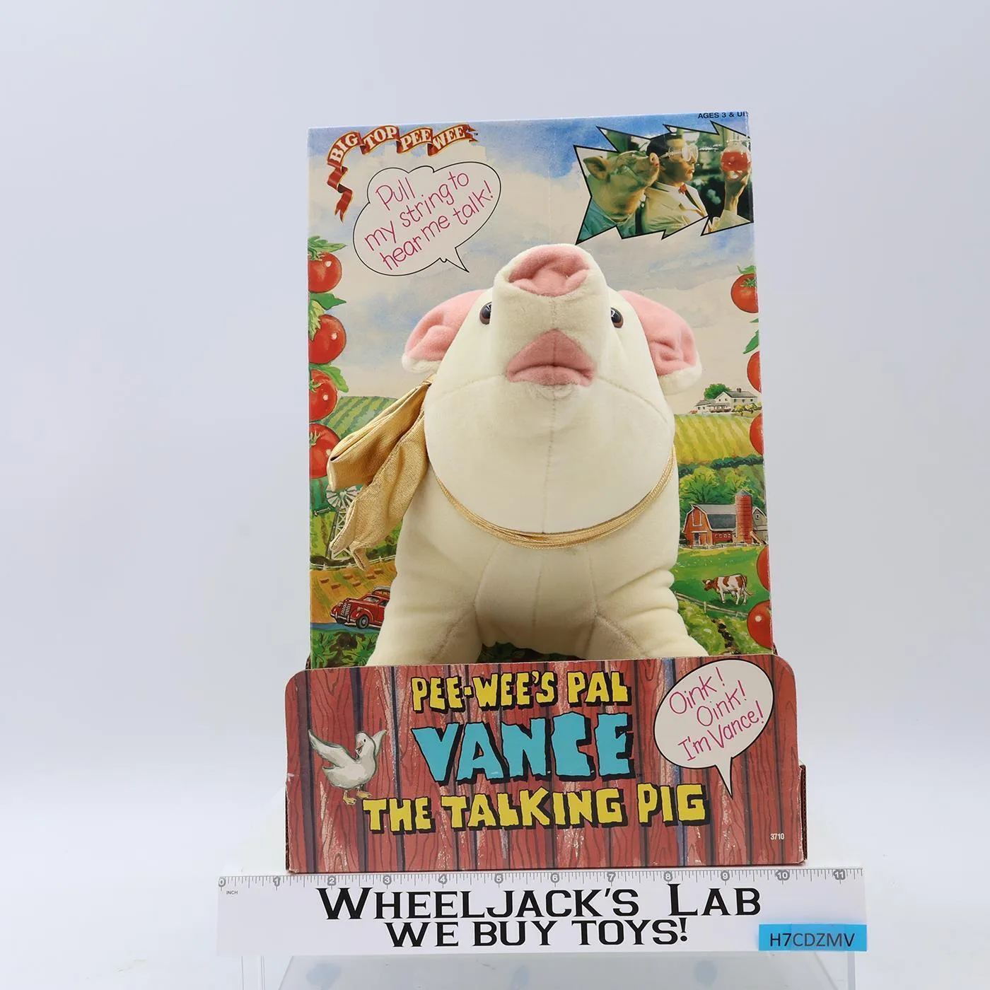 Vance the Talking Pig Pee-Wee's Playhouse 1988 Matchbox Action Figure ...