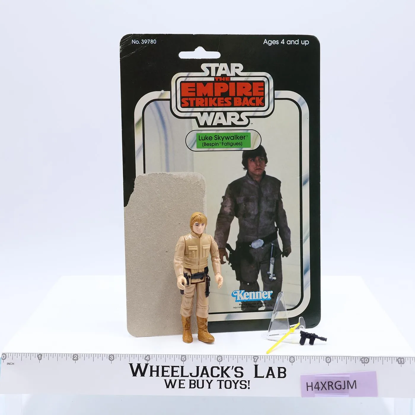Luke Skywalker Bespin 100% Complete 31 Back-B Star Wars ESB 1980 Kenner ...