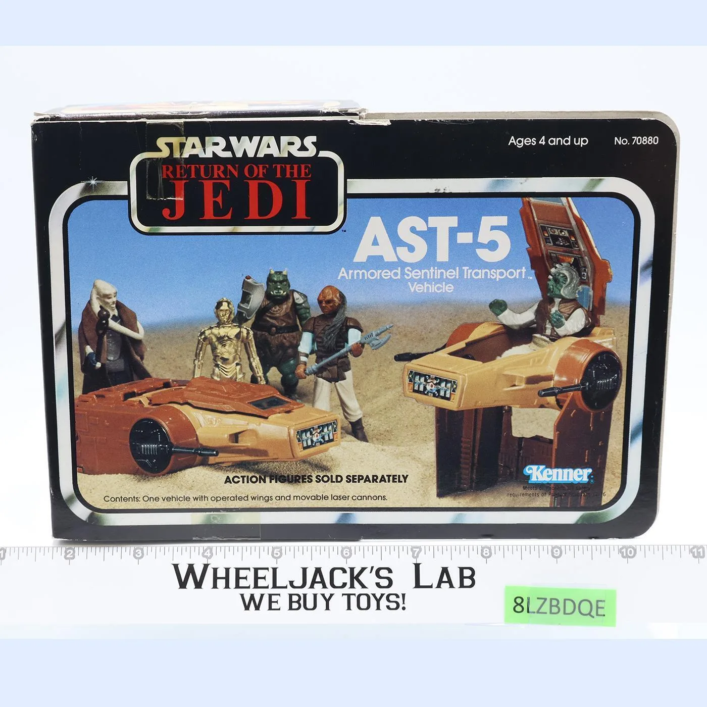AST-5 100% Complete W/Box Star Wars ROTJ 1983 Vintage Kenner Action Figure - Wheeljack's Lab