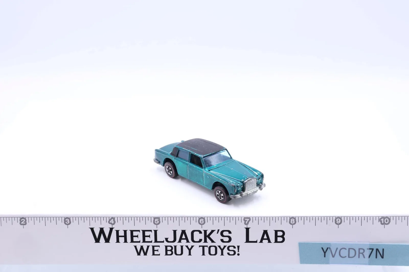 Rolls-Royce Silver Shadow Green 1969 Redline Hot Wheels Mattel RL BLACK ...