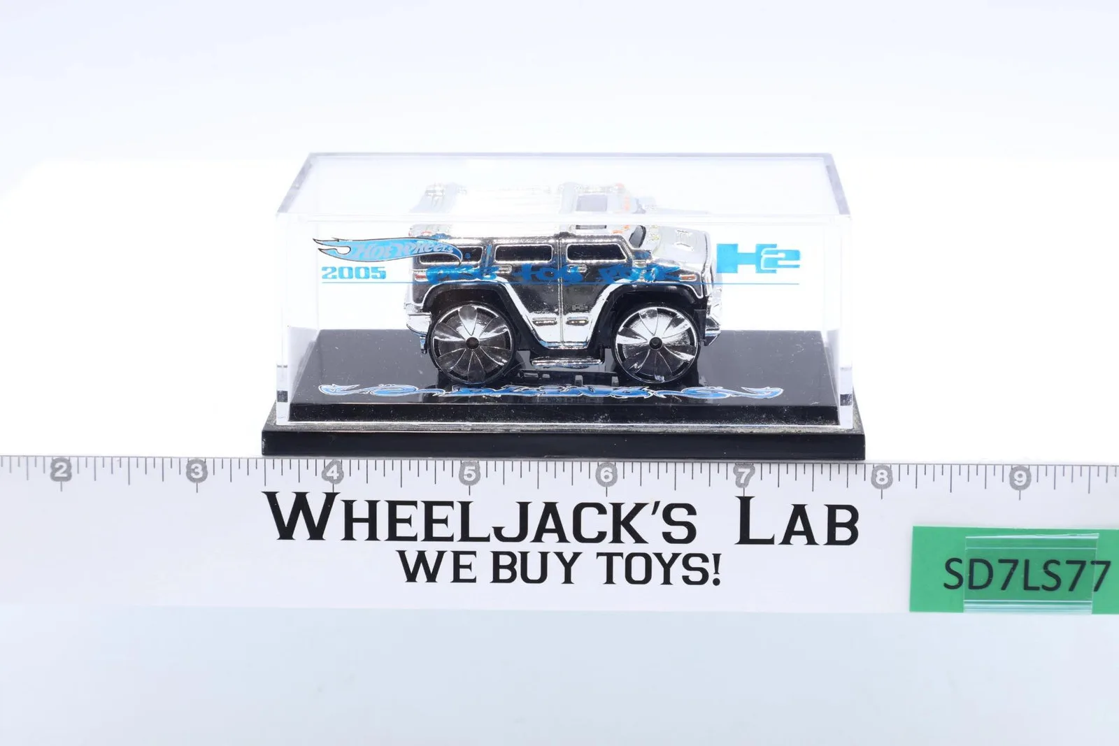 Hummer H2 #1 Toy Fair Chrome Bling 2005 Hot Wheels NEW in Case ...