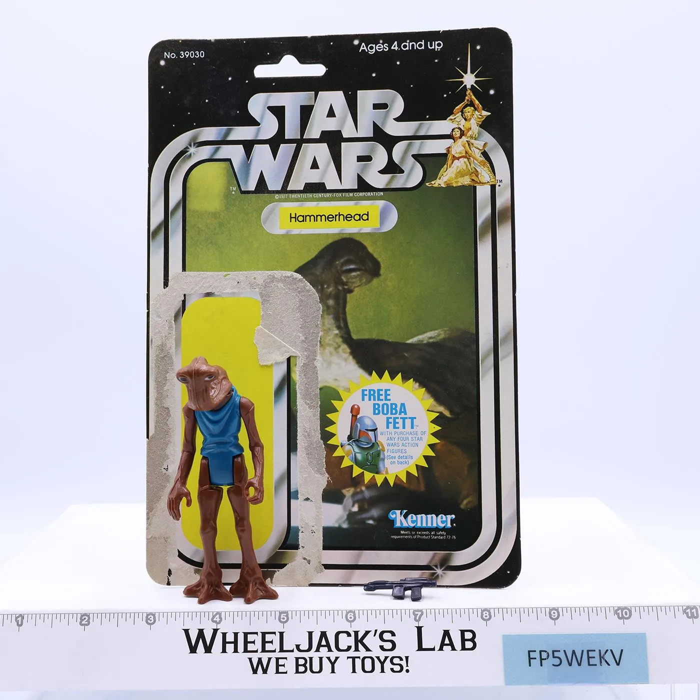 Hammerhead 100% Complete 20 Back-E Star Wars 1978 Kenner Action Figure ...