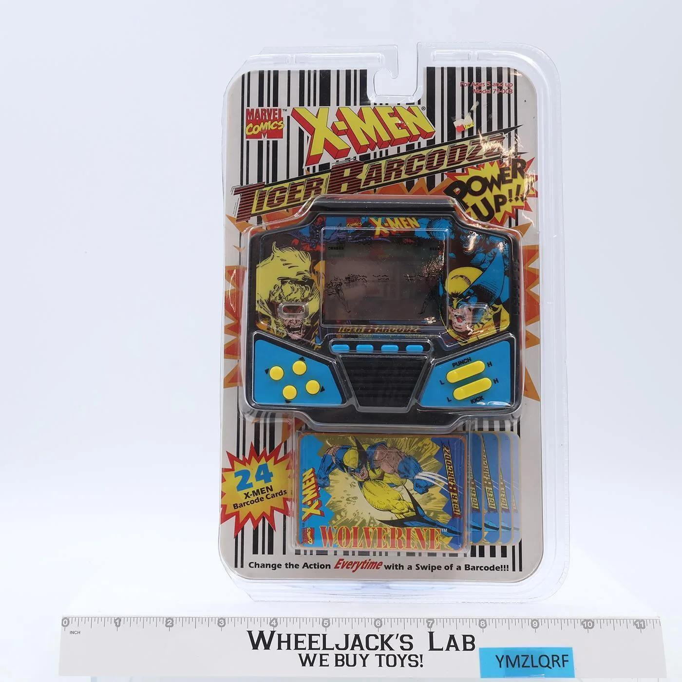 Marvel Comics X-Men LCD Handheld Game 1994 Tiger Electronics Barcodzz ...