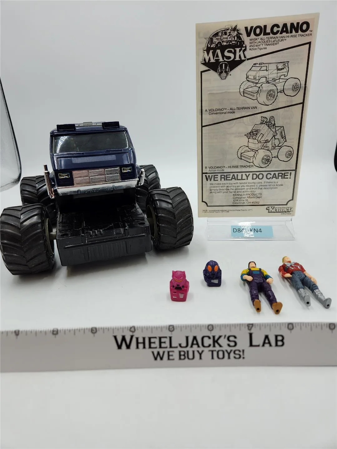 Volcano W/Trakker & LaFleur MASK M.A.S.K. 100% Complete 1986 Kenner ...