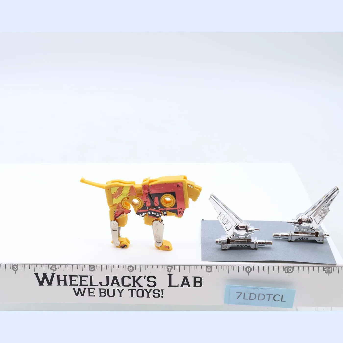 Steeljaw SILVER 100% Complete 1986 Vintage G1 Transformers Lion Action ...