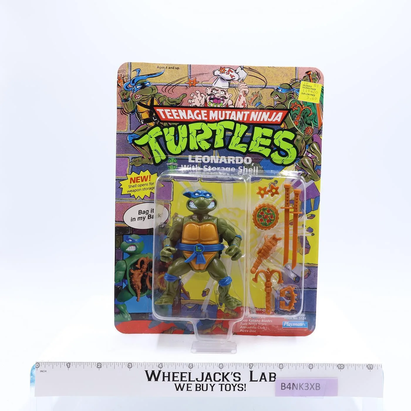 Leonardo Storage Shell Teenage Mutant Ninja Turtles TMNT 1991 Playmates ...