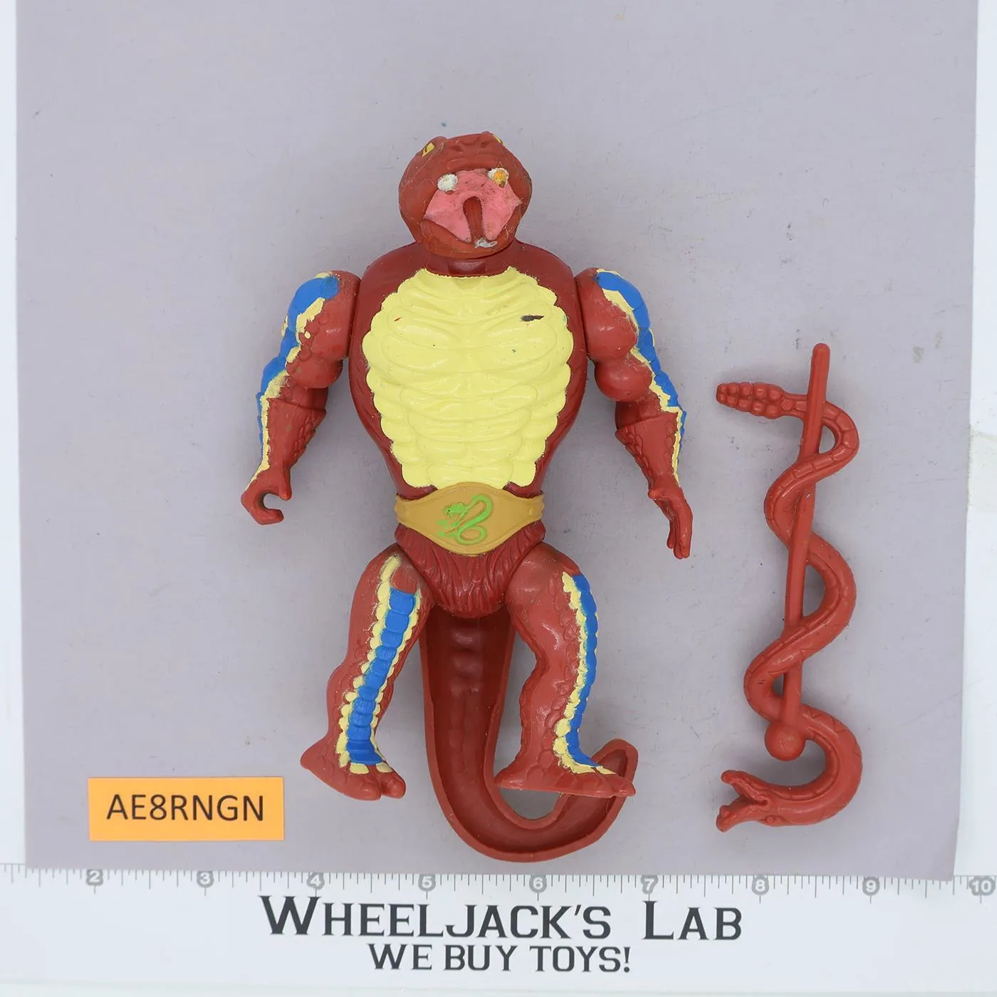 Rattlor 100% Complete He-Man Masters of the Universe MOTU 1986 Mattel ...