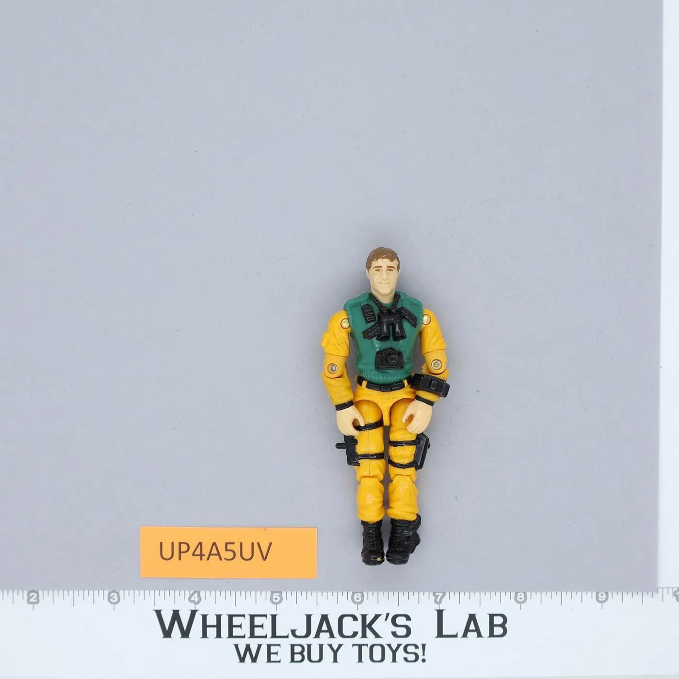Scoop V1 G.I. Joe 1989 Hasbro Vintage Action Figure - Wheeljack's Lab