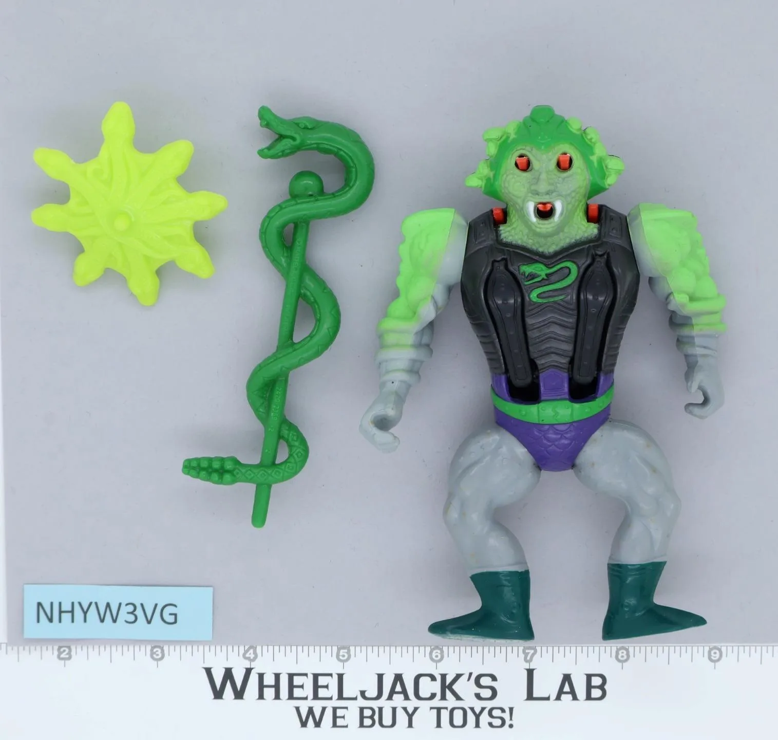 Snake Face 100% Complete He-Man Masters of the Universe MOTU 1987 ...