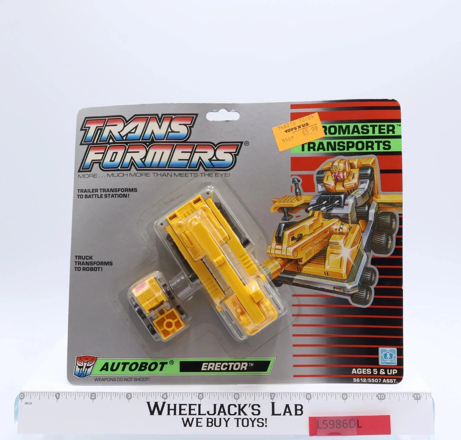 Erector Micromasters MOSC NEW 1989 Vintage Hasbro G1 Transformers ...