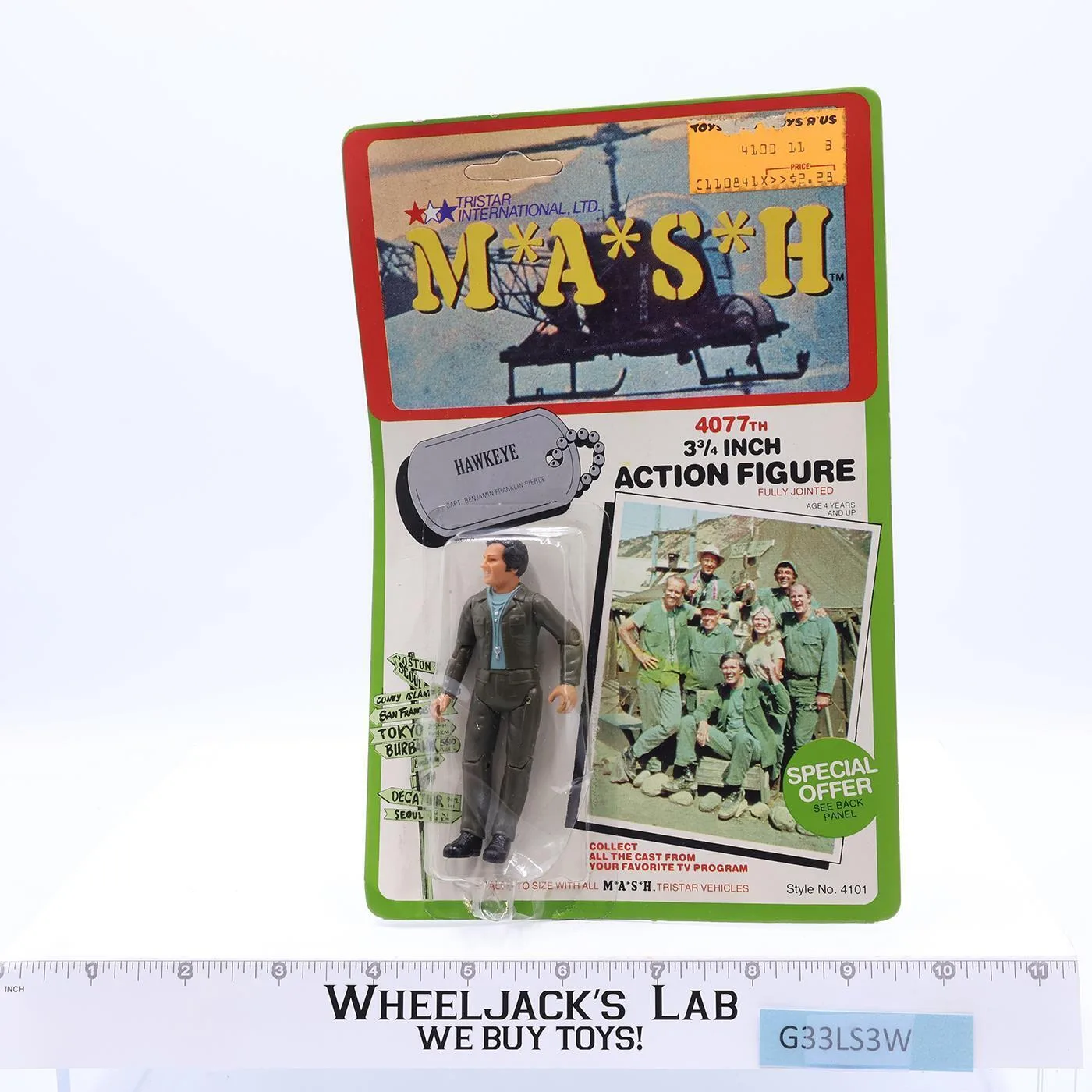 Hawkeye MASH 4077th 1982 Tristar Vintage Action Figure NEW SEALED ...