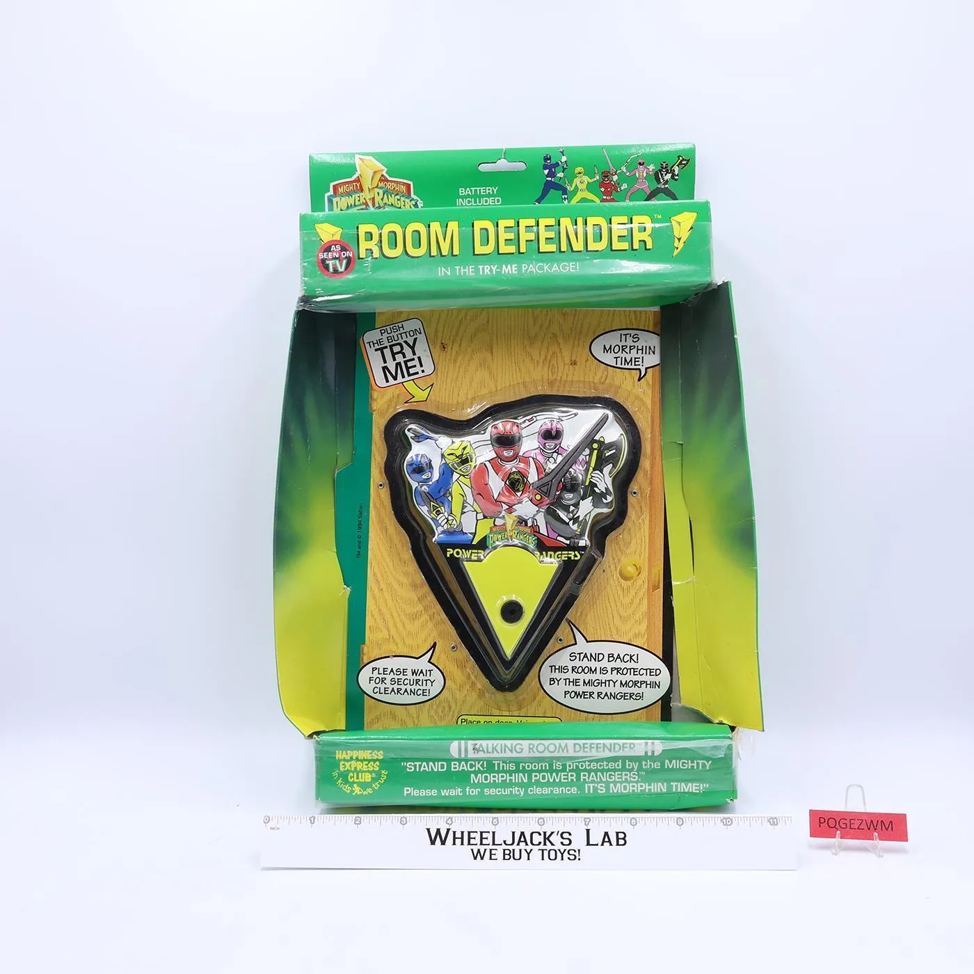 Talking Room Defender Mighty Morphin Power Rangers 1994 NEW MISB Sealed ...