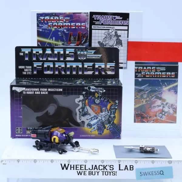 Bombshell W/Box 100% Complete 1985 Vintage Hasbro G1 Transformers ...