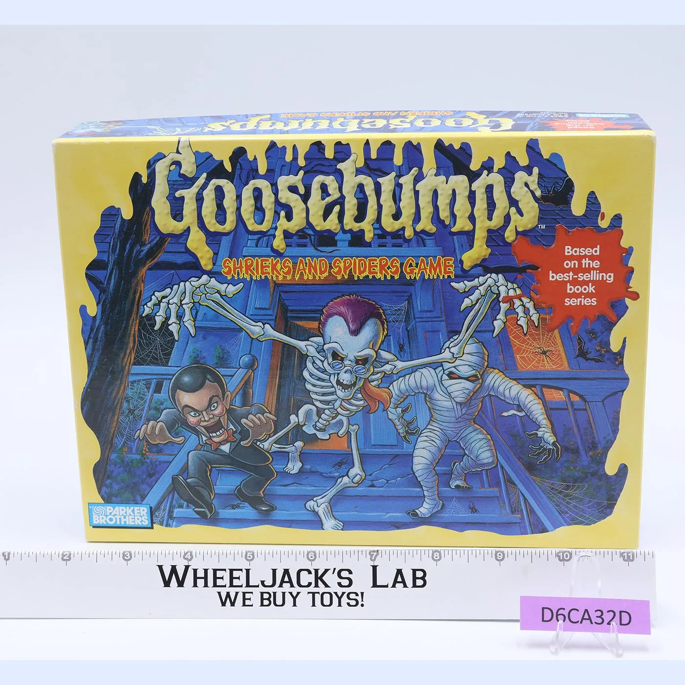 Goosebumps Shrieks & Spiders Complete Board Game 1995 Parker Brothers - Wheeljack's Lab