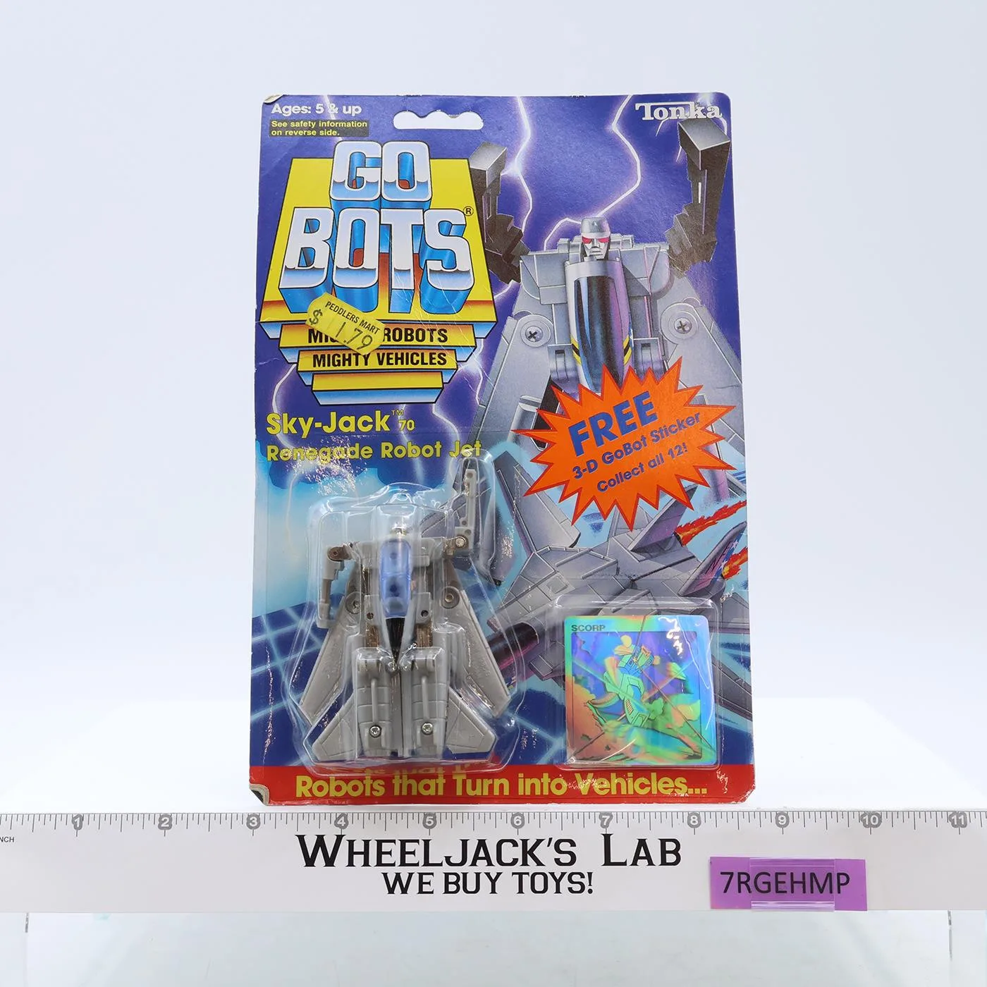 Sky-Jack Robot Jet Mighty Robots 1985 Tonka Gobots Vintage Figure NEW ...