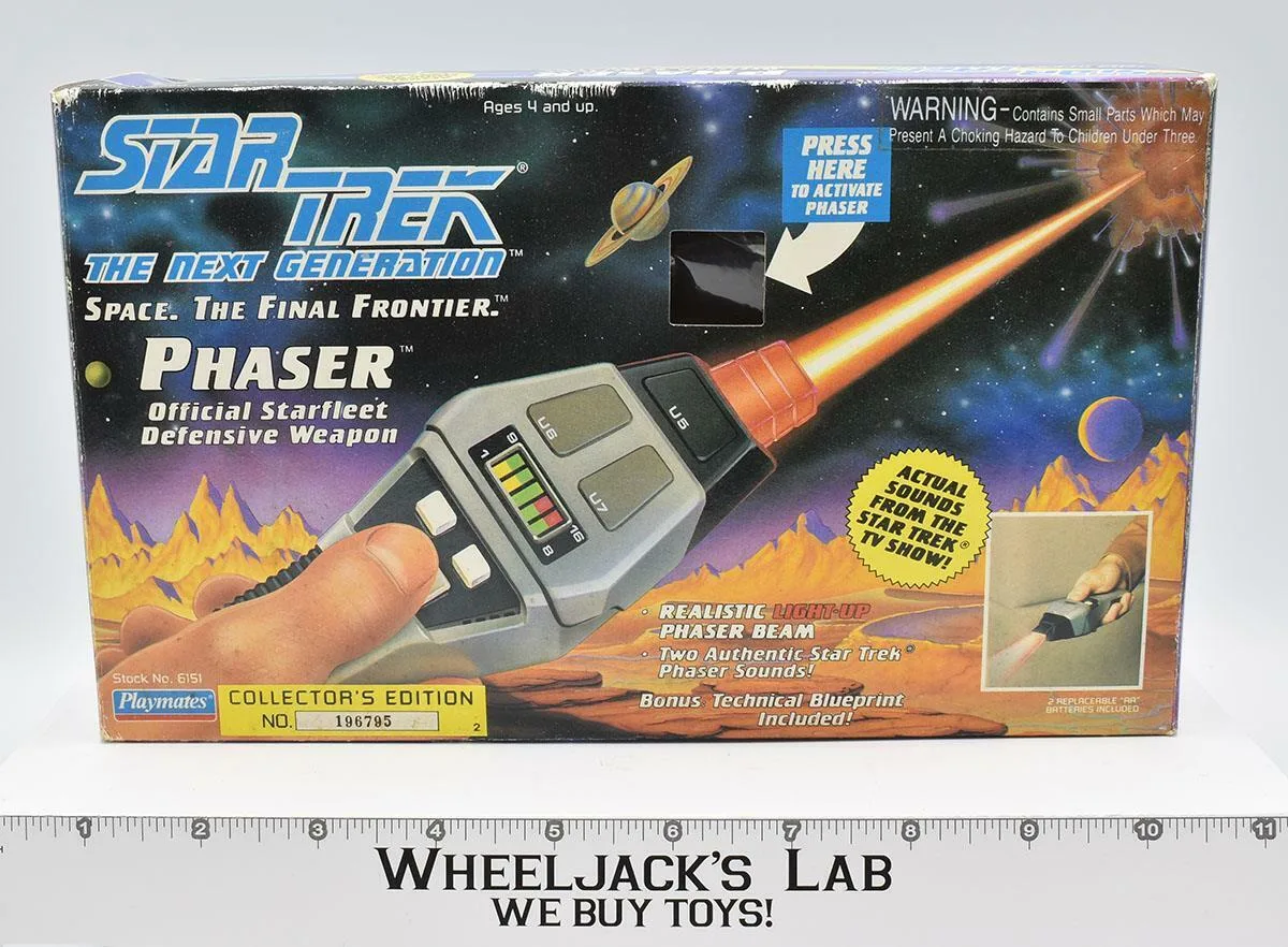 Phaser Starfleet Defense Weapon Star Trek The Next Generation 1992 ...