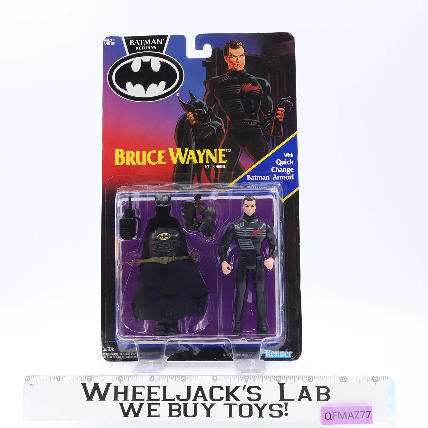 Bruce Wayne Quick Change Armor Batman Returns Kenner 1991 Action Figure ...