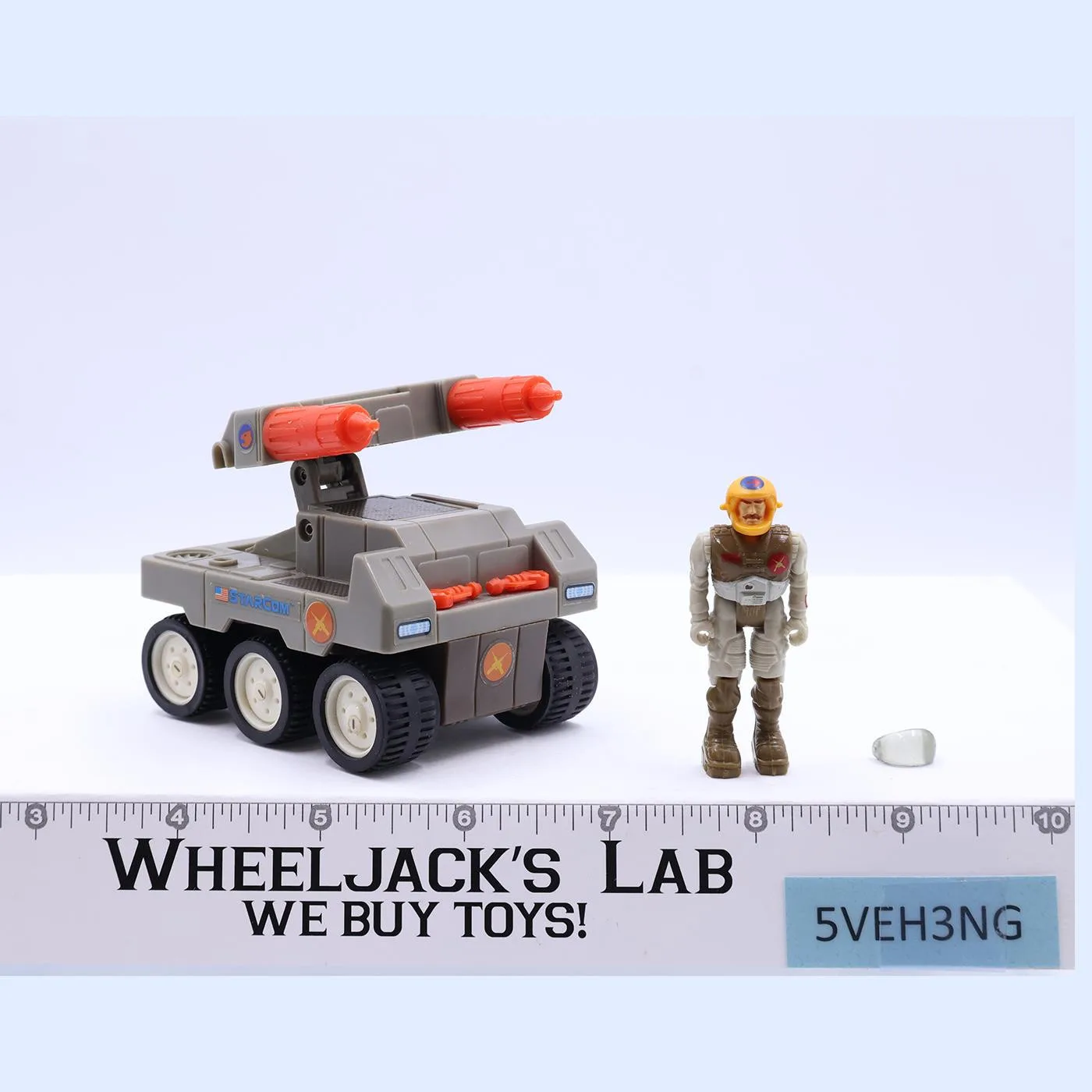 Railgunner 100% Complete Starcom 1986 Coleco Vintage Action Figure ...