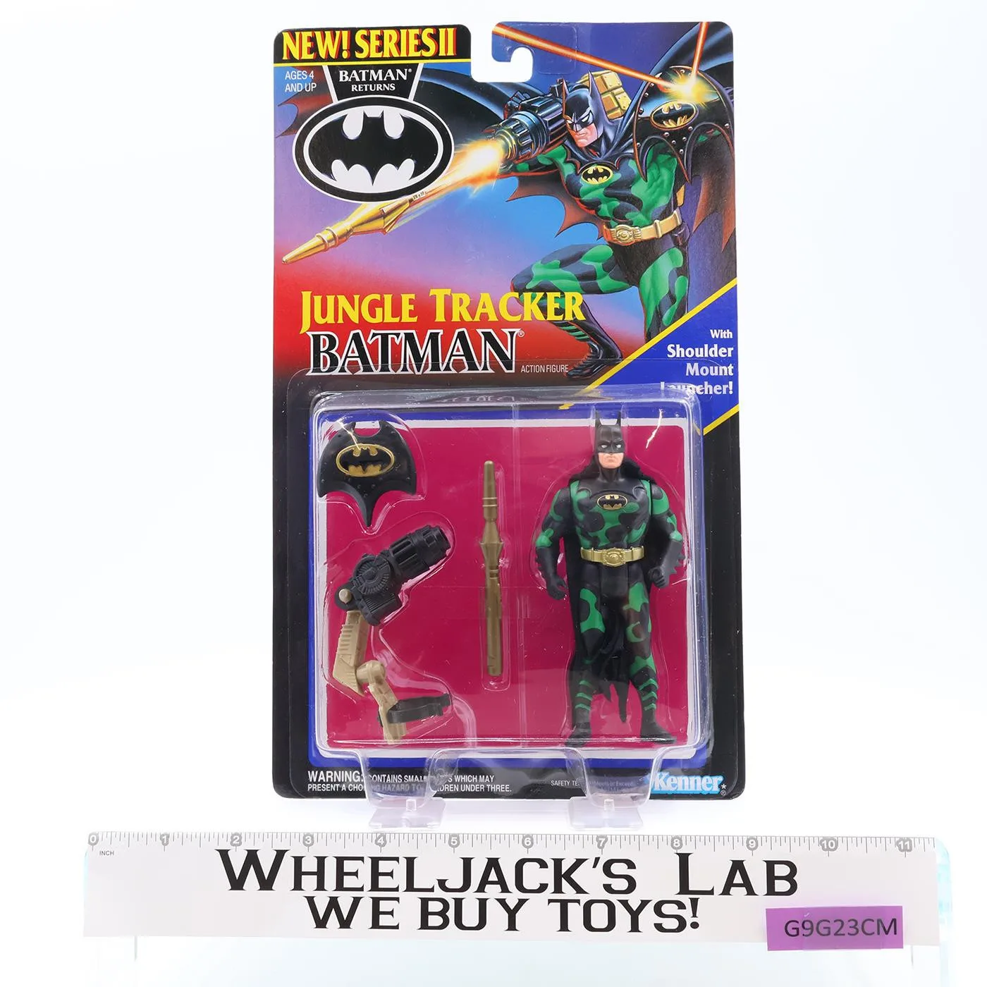 Jungle Tracker Batman Returns Series II 1993 Kenner Action Figure MOSC ...