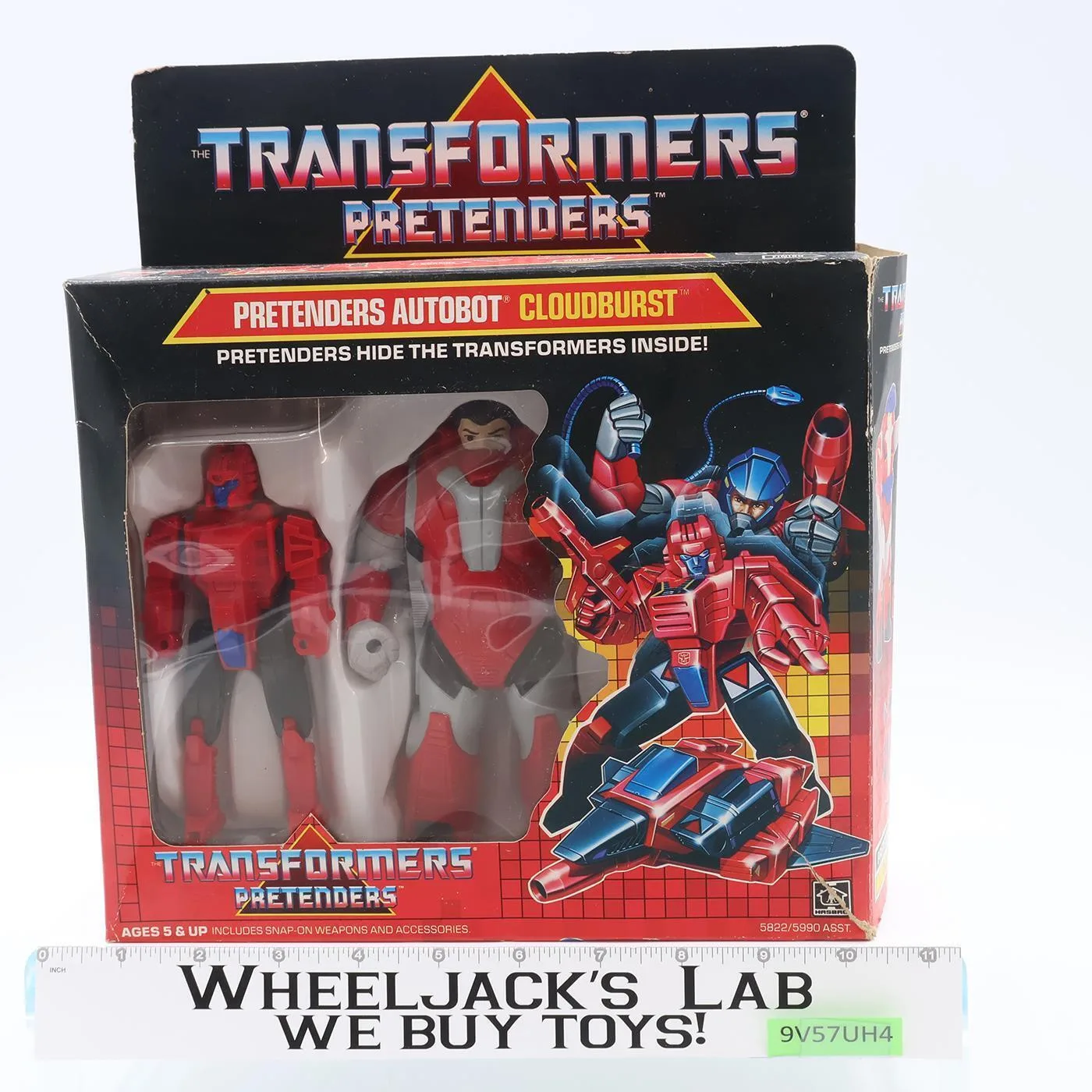 Cloudburst Pretender COMPLETE W/Box & Insert G1 Transformers UNUSED ...