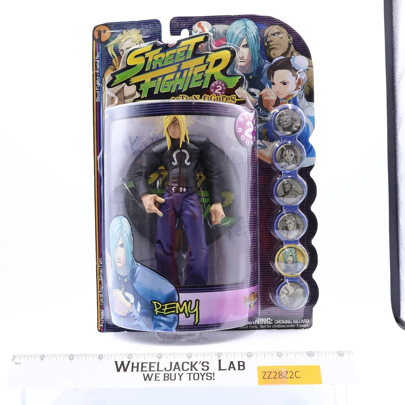 Remy Round 2 Street Fighter III 3rd Strike 8" 2000 Resaurus CAPCOM ...