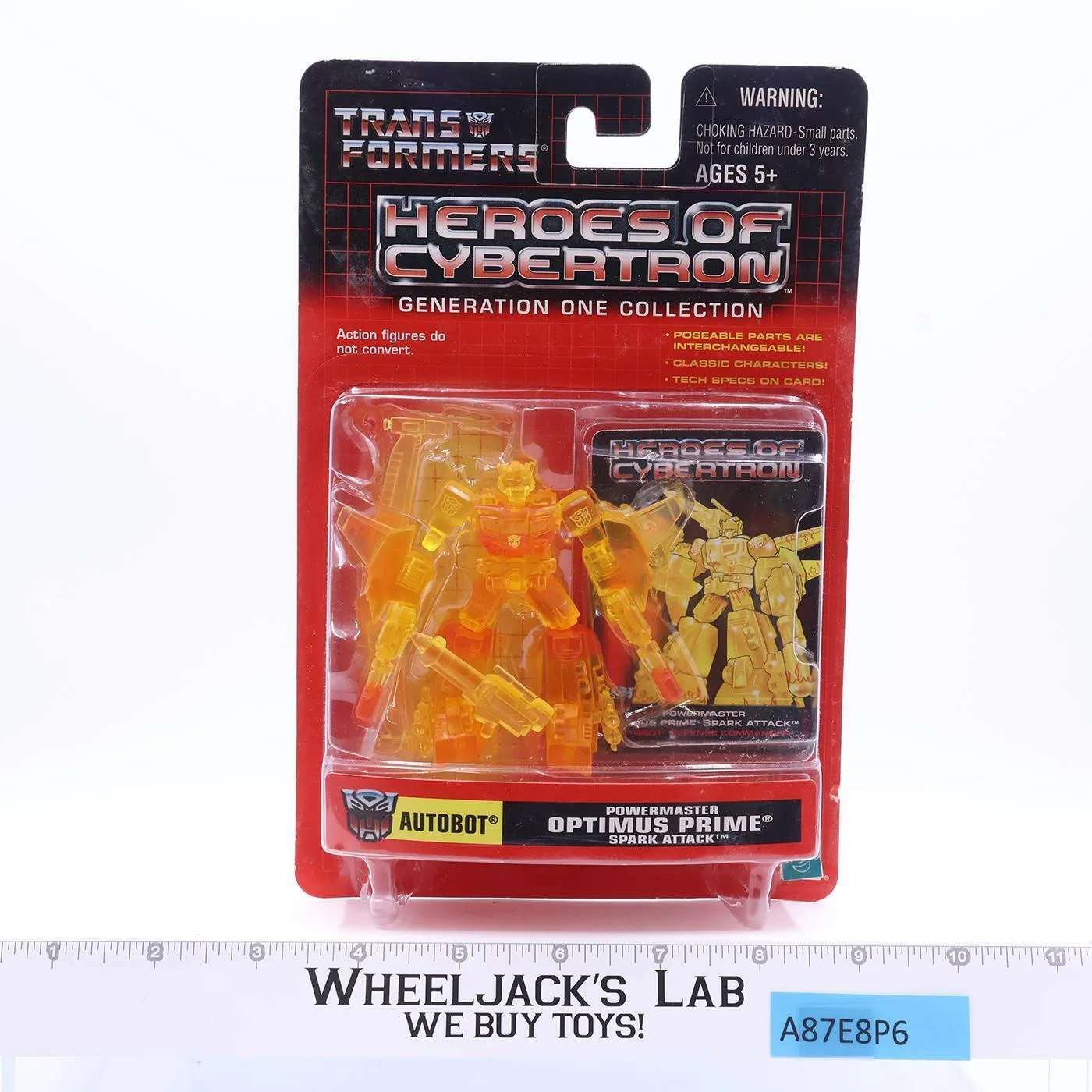 Powermaster Optimus Prime Spark Attack Transformers HOC 2001 Hasbro NEW ...