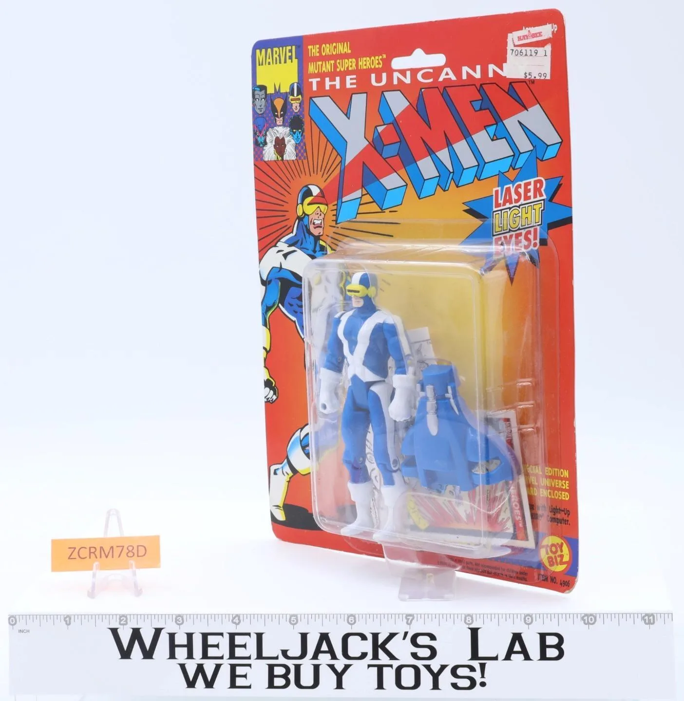 Cyclops W/Laser Light Eyes The Uncanny X-Men Toybiz MOSC 1993 Figure ...