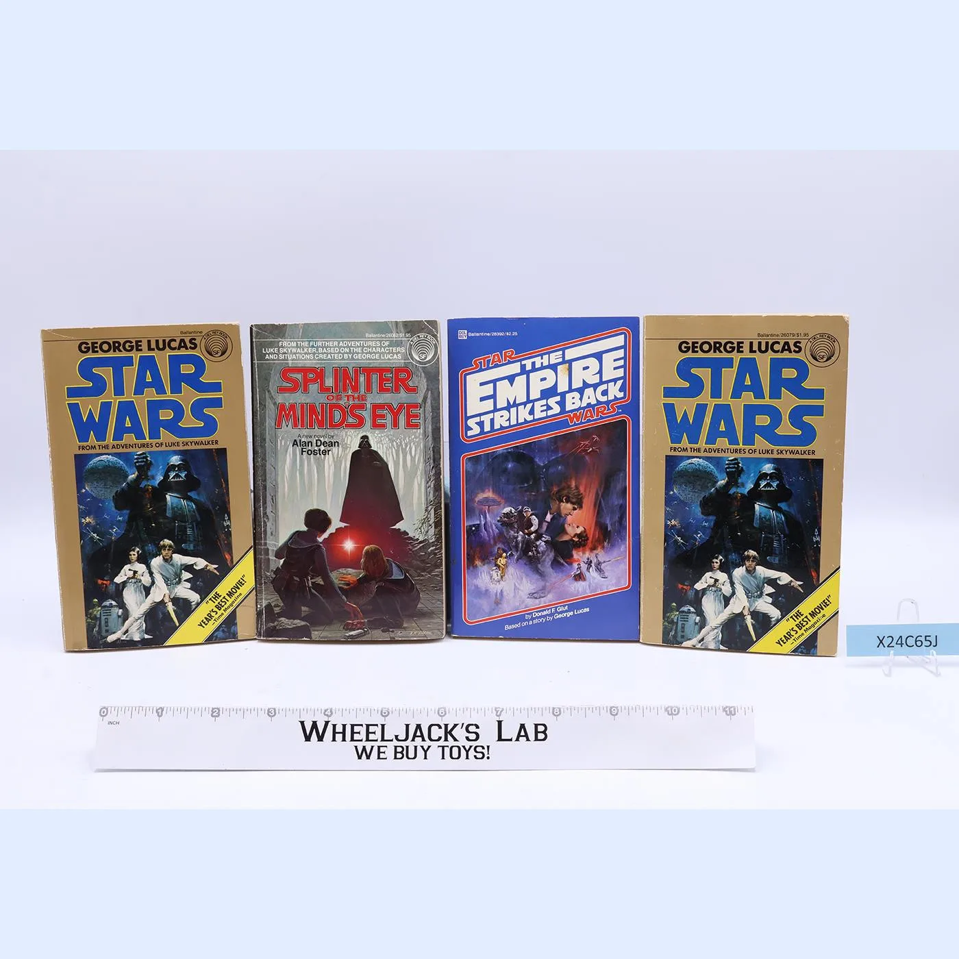 Lot of 4 Star Wars Books 1980s Ballantine Del Ray Books Vintage ...