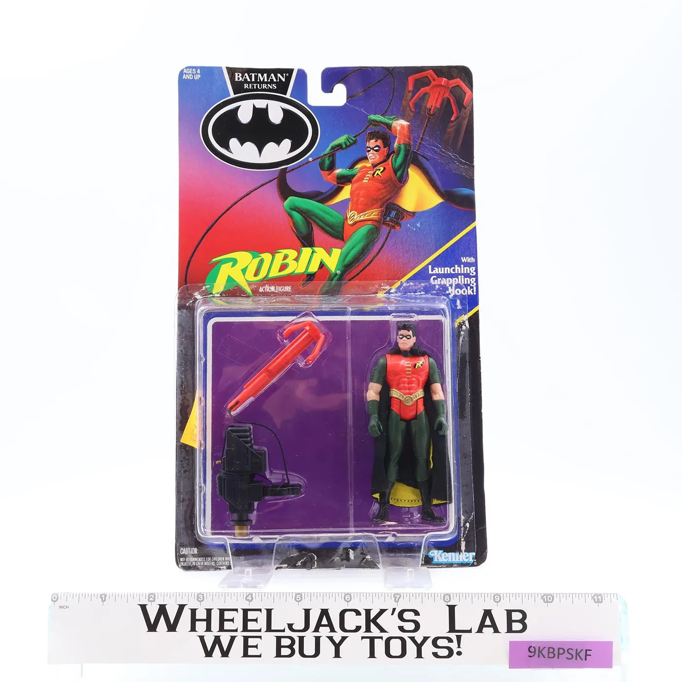 Robin w/Grappling Hook Batman Returns 1991 Kenner Action Figure NEW MOC ...