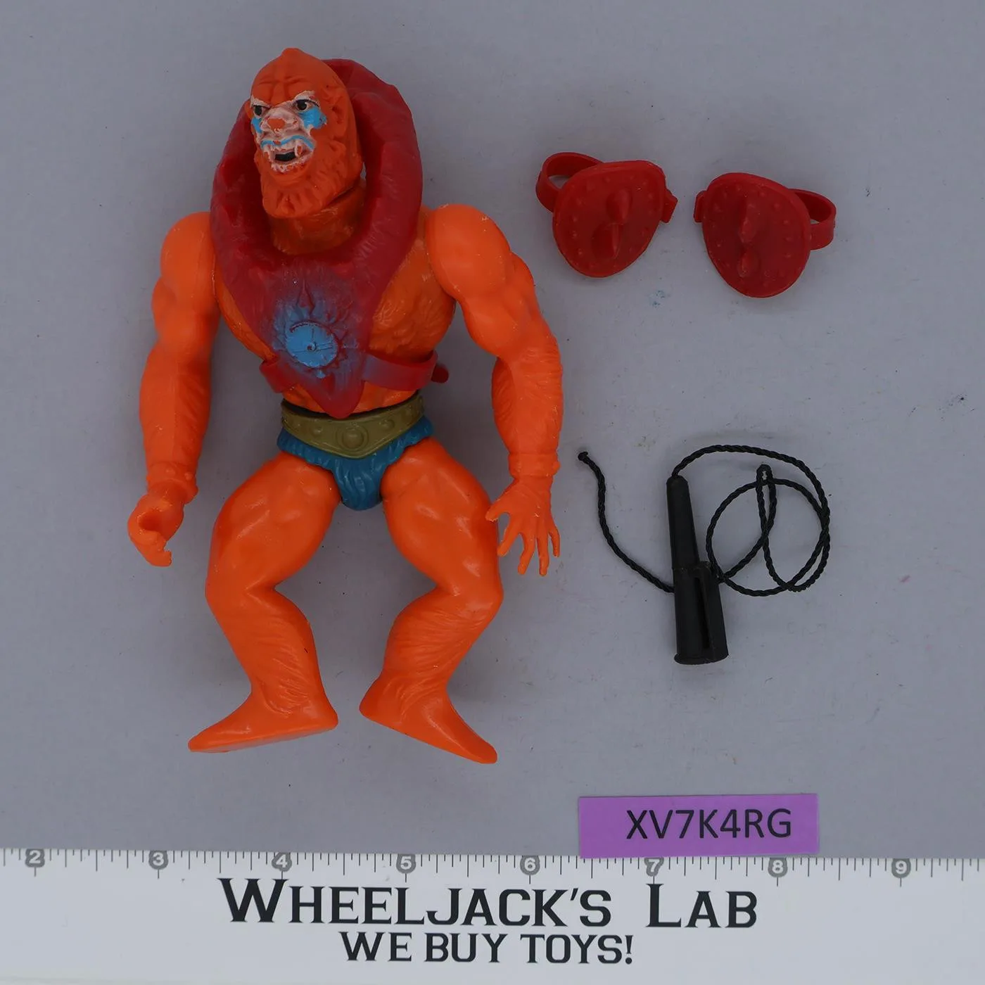 Beast Man 100% Complete He-Man Masters of the Universe MOTU 1982 Mattel ...