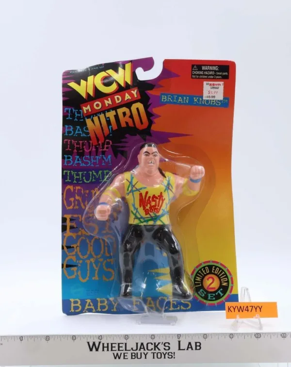 Baby Faces Brian Knobs WCW Monday Nitro Wrestlers NEW MOSC Toymakers ...