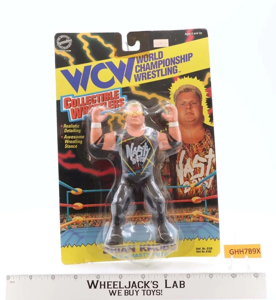 Brian Knobs WCW Collectible Wrestlers MOSC The Original Toymakers 1994 ...