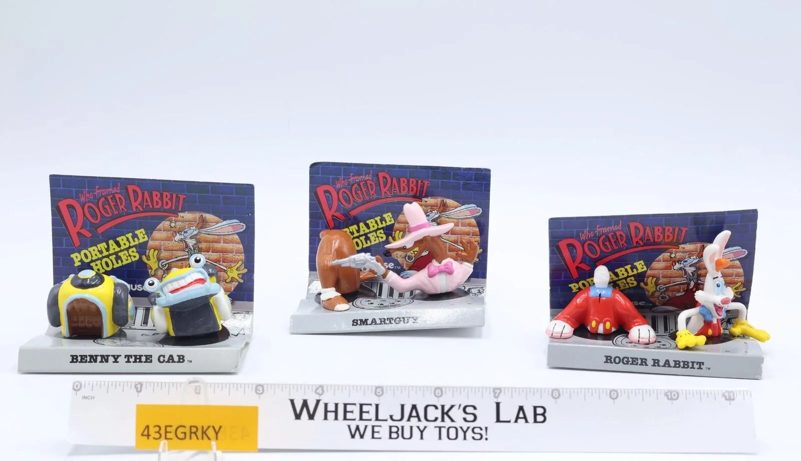 Lot of 3 Portable Holes Who Framed Roger Rabbit 1987 Applause NEW ...