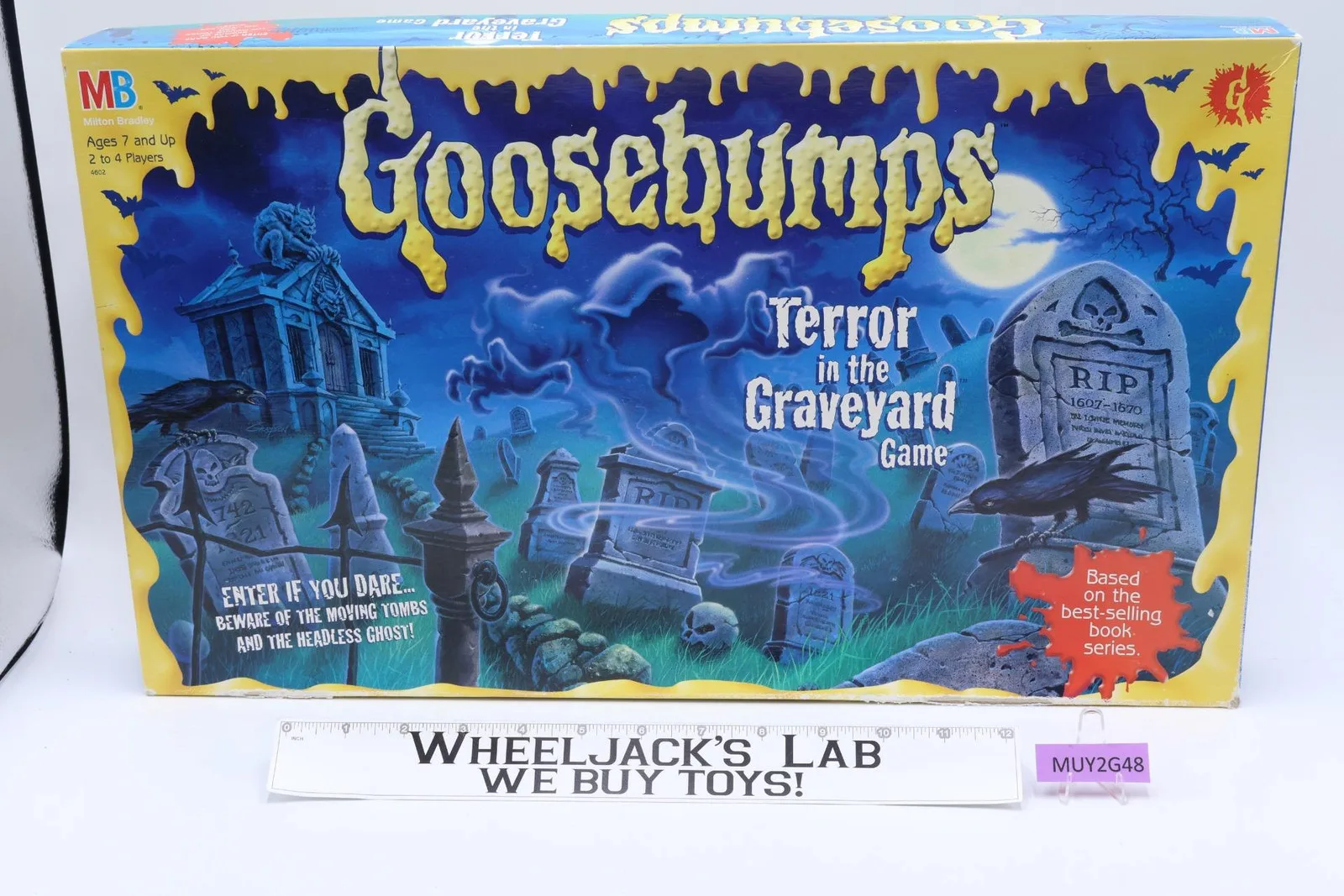 Goosebumps Terror in the Graveyard Complete Board Game 1995 Parker Brothers - Wheeljack's Lab