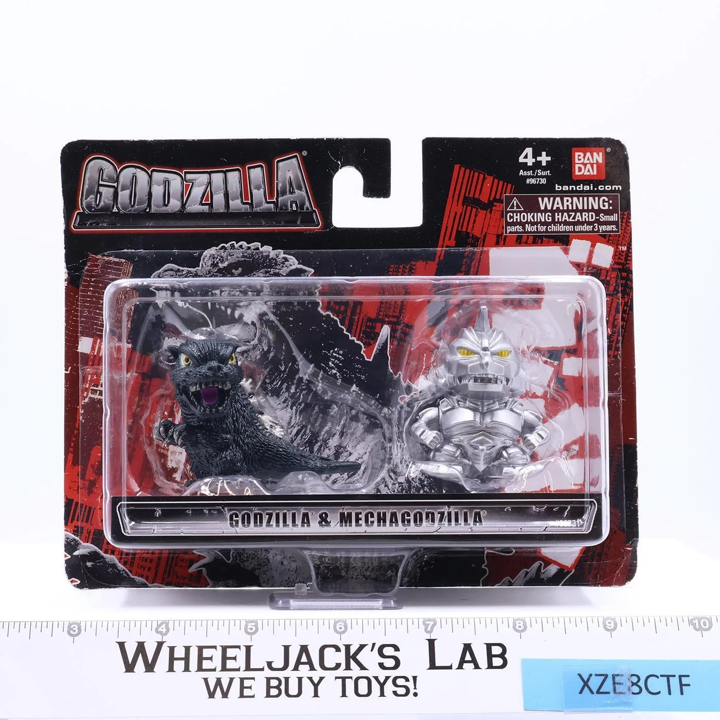 Godzilla & Mechagodzilla Godzilla 2013 Bandai Chibi Mini Figure 2-Pack NEW MOC - Wheeljack's Lab