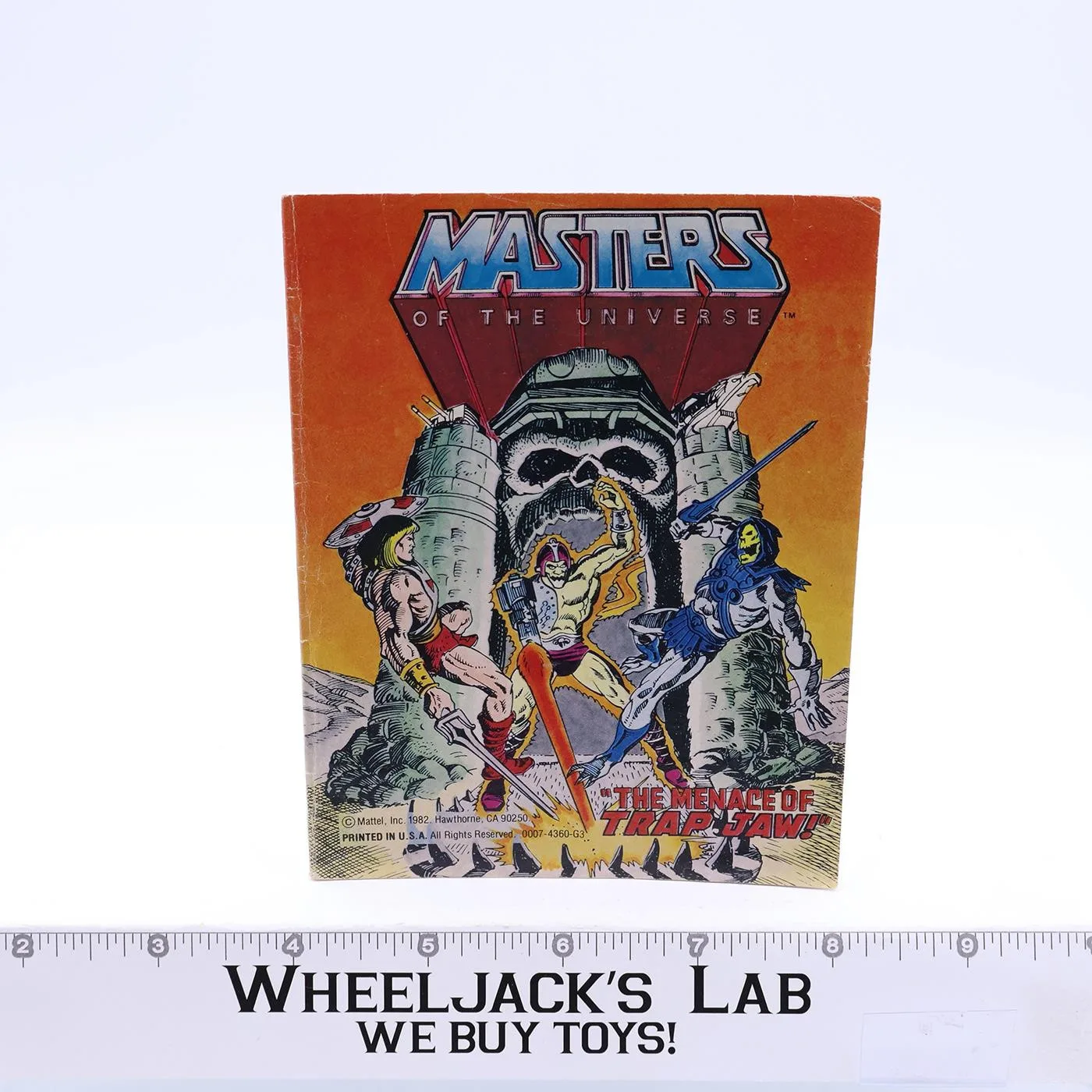 The Menace of Trap Jaw! Mini Comic Book MOTU Masters of the Universe ...