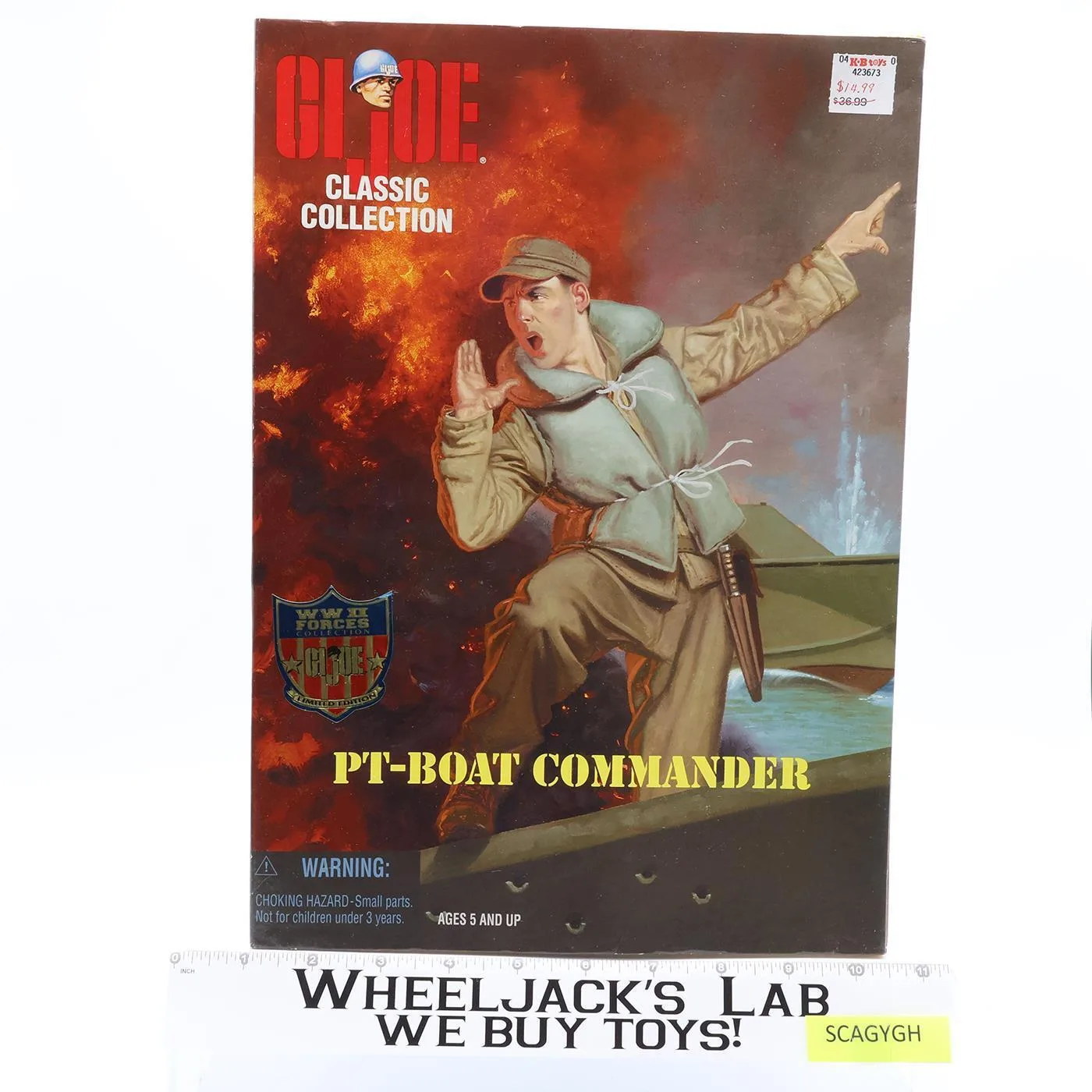 PT Boat Commander GI Joe Classic Collection 1997 Hasbro Figure NEW MISB ...