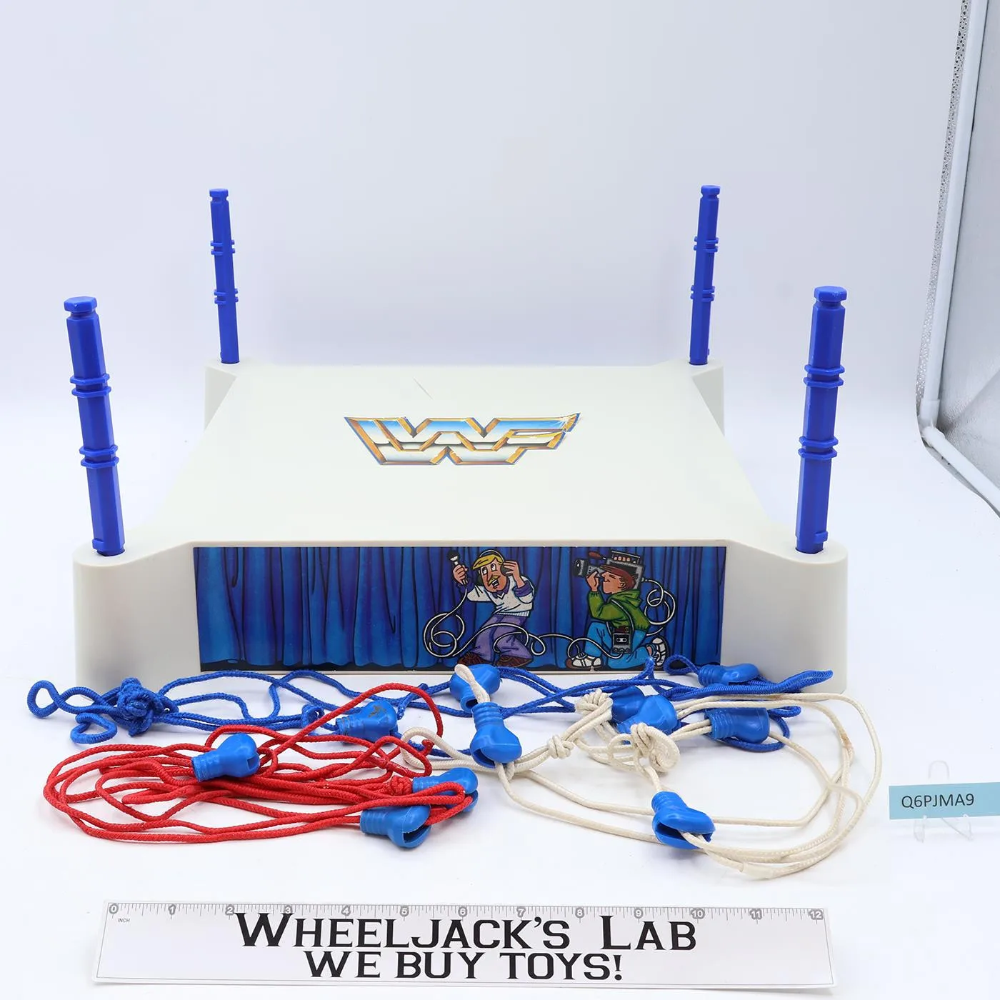 Sling EM Fling EM Wrestling Ring 100% Complete WWF LJN Wrestling ...