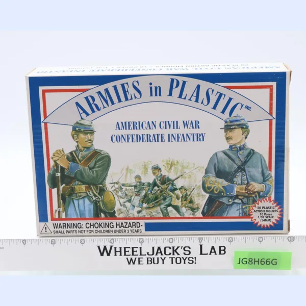 #5411 American Civil War Confederate Infantry Armies in Plastic Toy ...