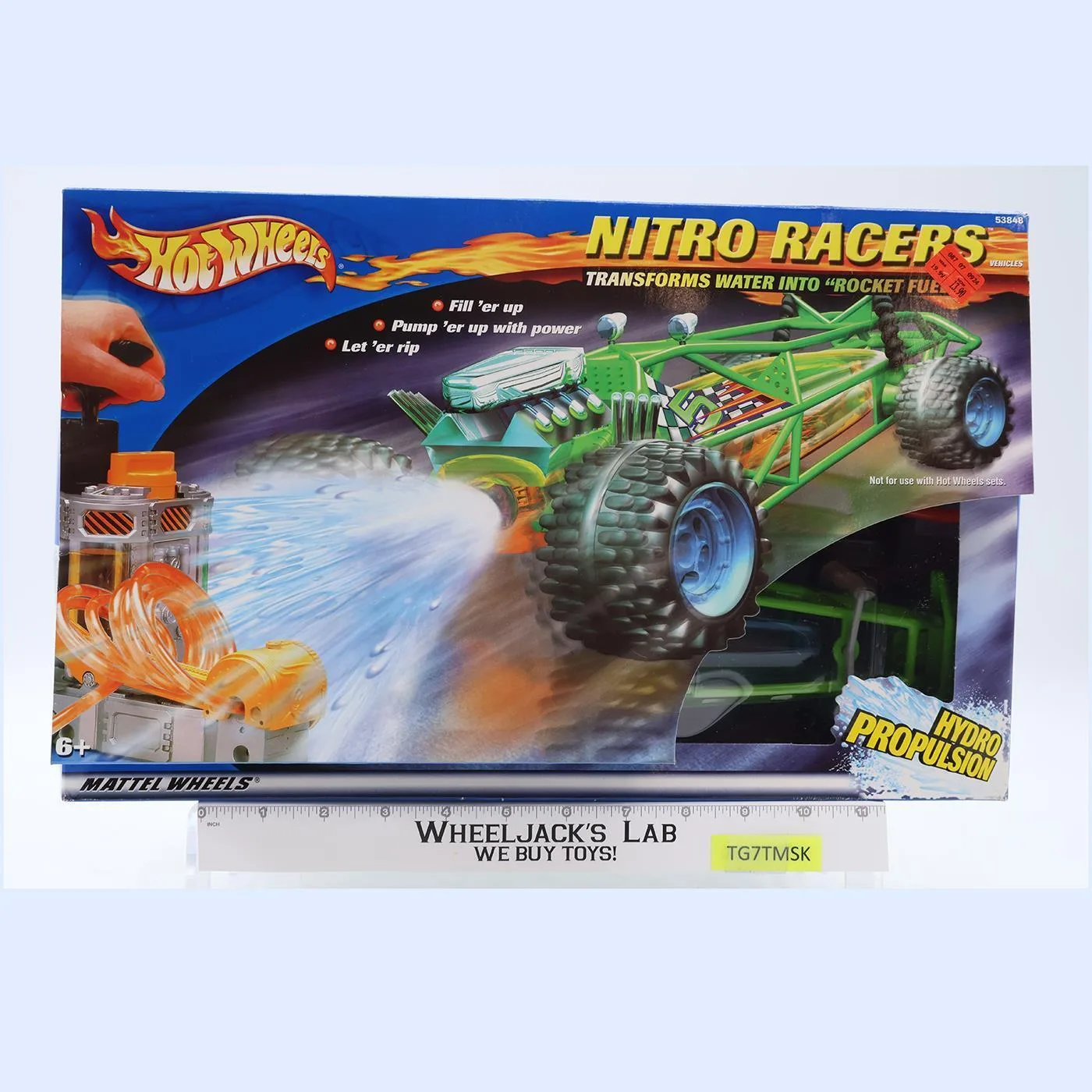 Nitro Racers Green Dune Buggy Hot Wheels Hydro 2001 Mattel NEW MISB ...