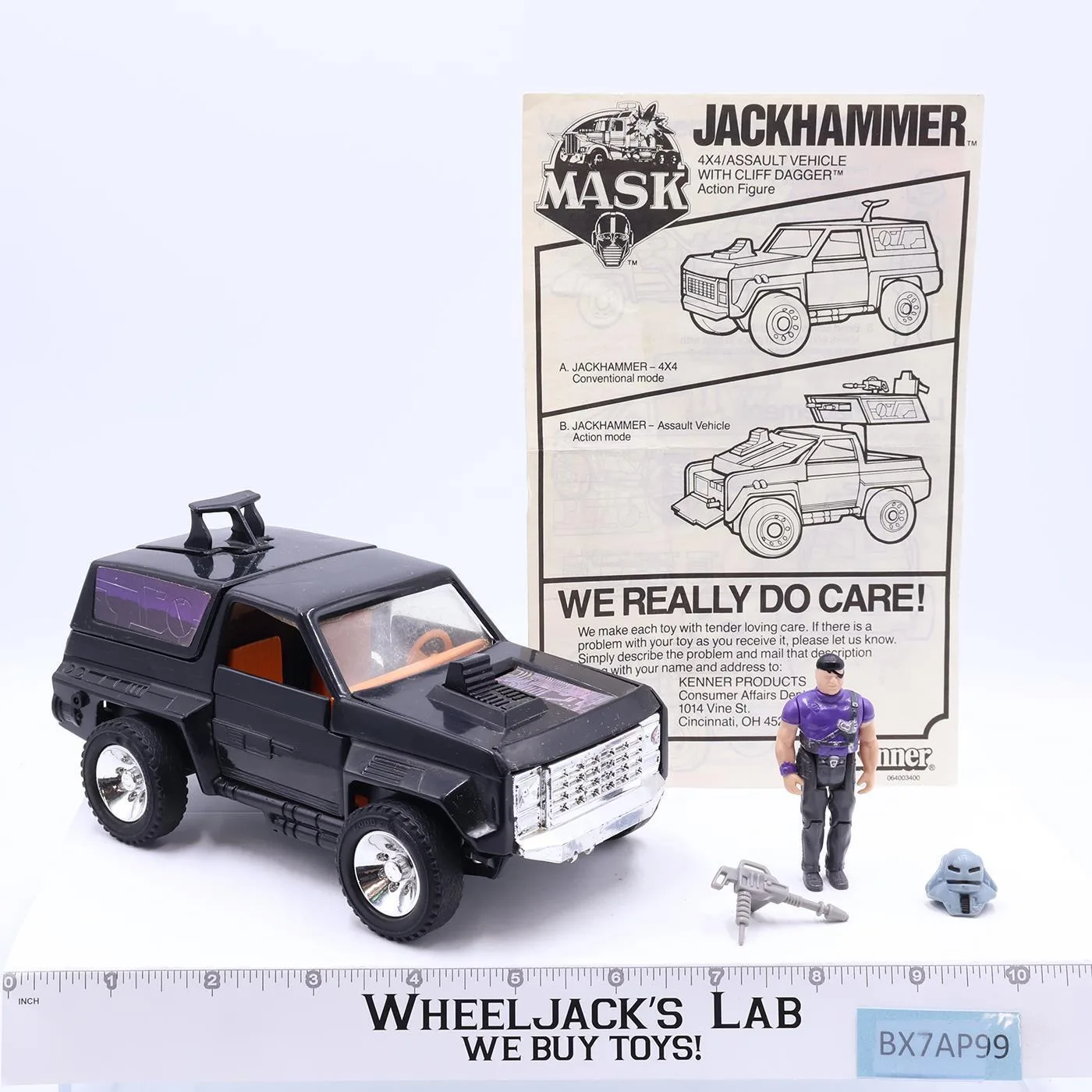 Jackhammer W/Cliff Dagger 100% Complete MASK M.A.S.K. 1985 Vintage ...