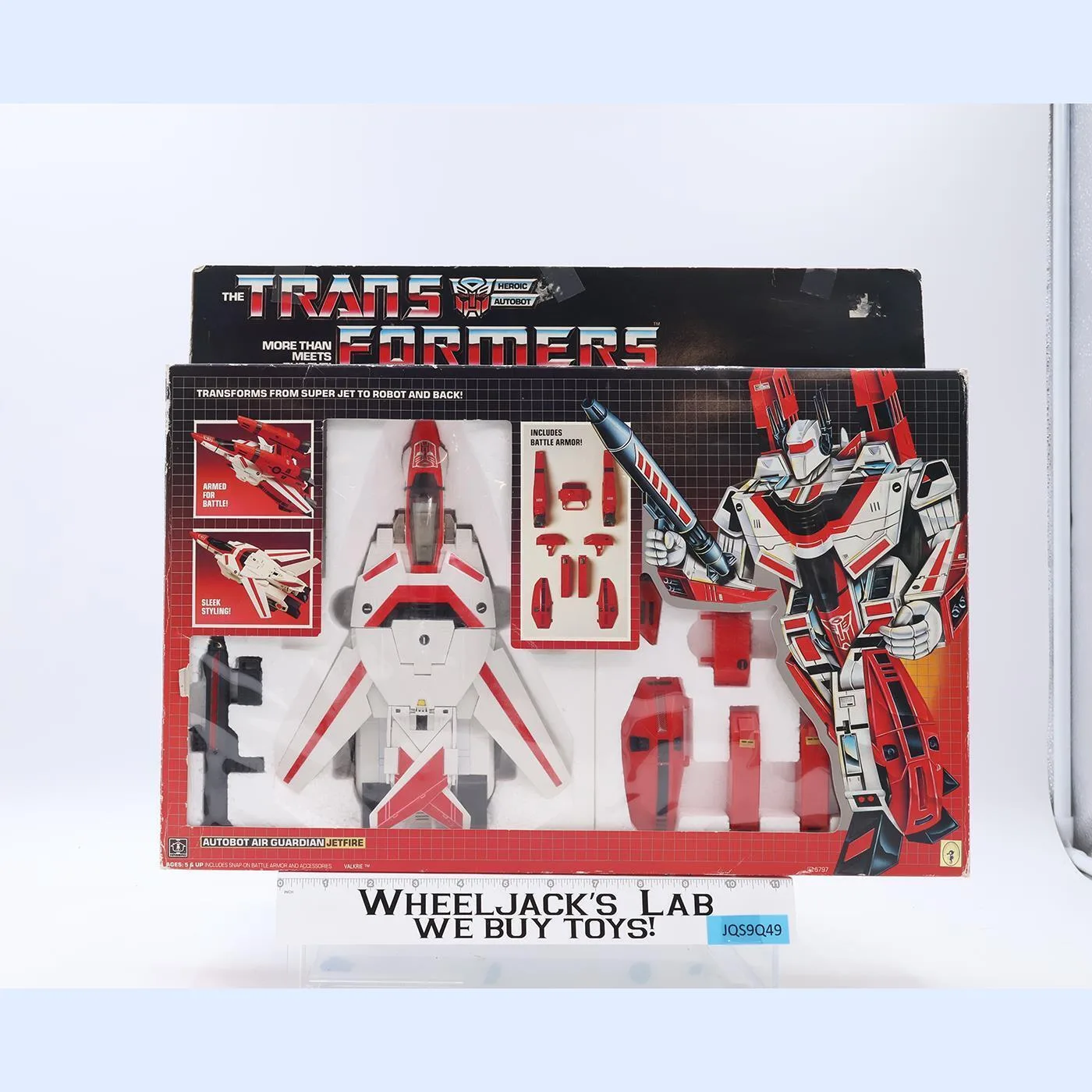 Jetfire 100% Complete W/ Box & Insert 1985 G1 Transformers Vintage ...