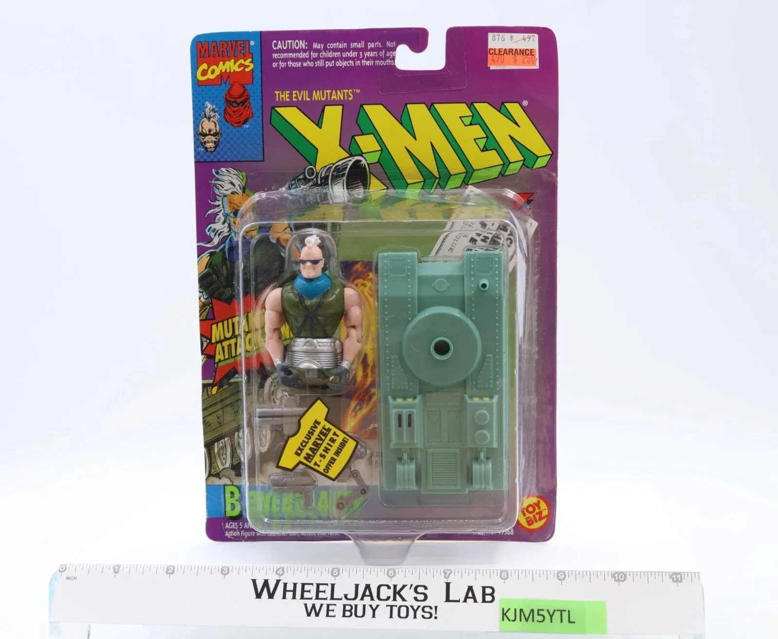 Bonebreaker Mutant Attack Tank Uncanny X-Men W/TRADING CARD 1994 Toy ...